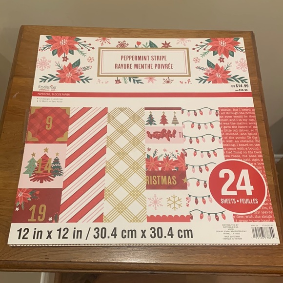 Recollections | Office | Nwt Recollections Peppermint Stripe ...